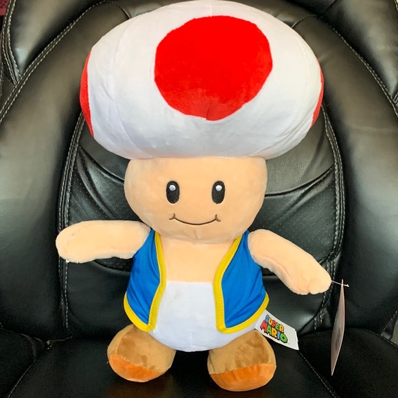 Nintendo | Toys | Nintendo Super Mario Bros Toadstool Plush 6 | Poshmark